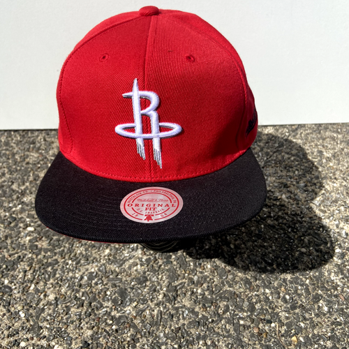 MENS Mitchell & Ness Red NBA Houston Rockets Team Ground Redline ...