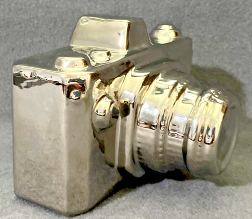 Ceramic Silver Camera Statue Decorative Home Decor Figurine Tabletop 5 ...