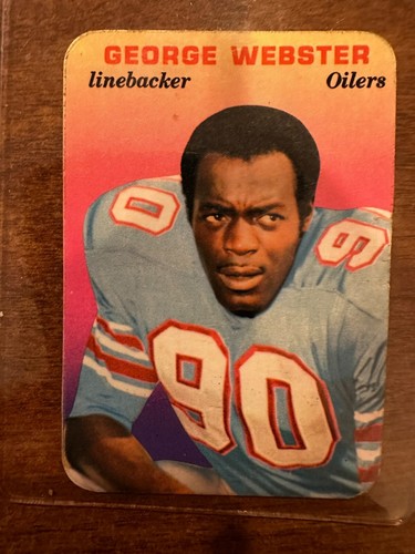 1970 Topps Supper Glossy #26 George Webster - Oilers! | eBay