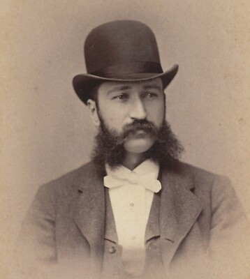Antique Cabinet Card Photo Handsome Dapper Man Gentleman 1891 ...