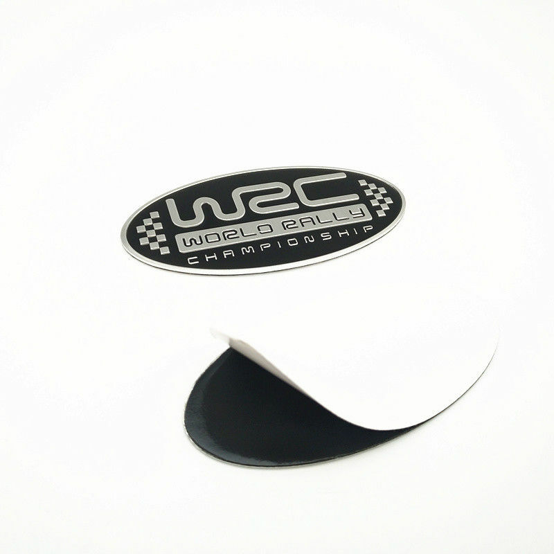 Metal WRC World Rally Championship Logo Car Emblems Badges Decal ...