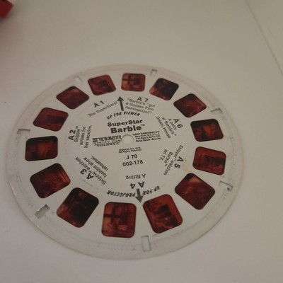 Vtg gaf VIEW MASTER Barbie Superstar SLIDE reel | eBay
