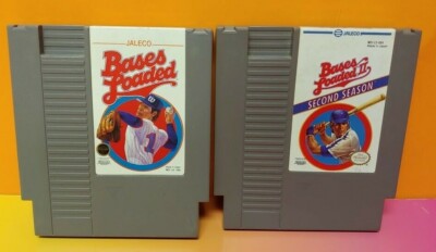 Bases Loaded Baseball I + II - 1 + 2 - Nintendo NES Authentic Game ...