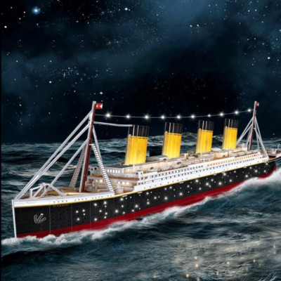 Titanic Model Kit with LED 88cm Foam Boards Ship Model Kit | eBay Australia