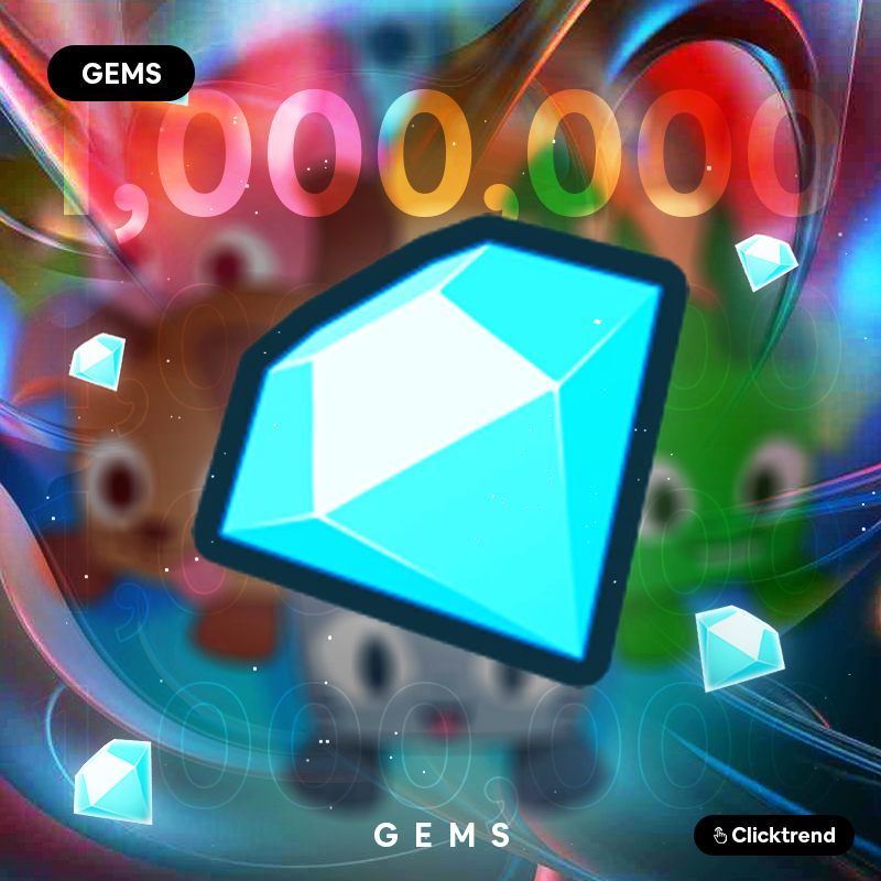 ROBLOX: Pet Sim 99 Gems (1m-1b) | ROBLOX | Pet Simulator 99 | PS99 ...