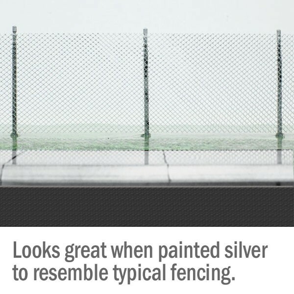 Scale Chain Link Fence & Fence Post Kit Fits AFX Race track, Aurora ...