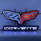 Wholesale lot of 6 neon sign Corvette C1 C2 C5 C6 C7 C8 Chevrolet ...