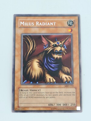 Milus Radiant MRD-110 Rare Unlimited Edition YuGiOh TCG | eBay