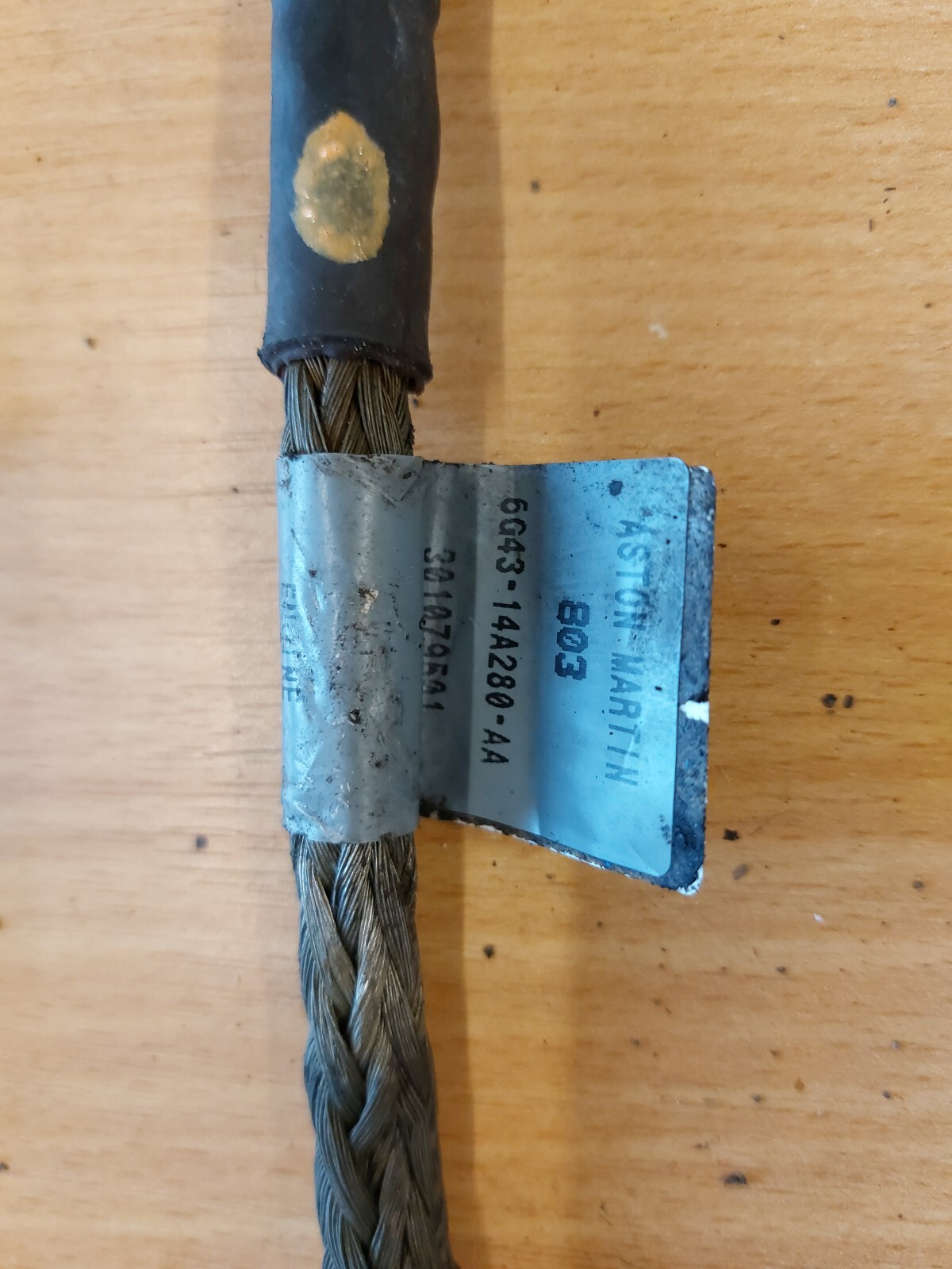 ASTON MARTIN VANTAGE 4.3 V8 GROUND MASS CABLE EARTH STRAP 6G43-14A280 ...