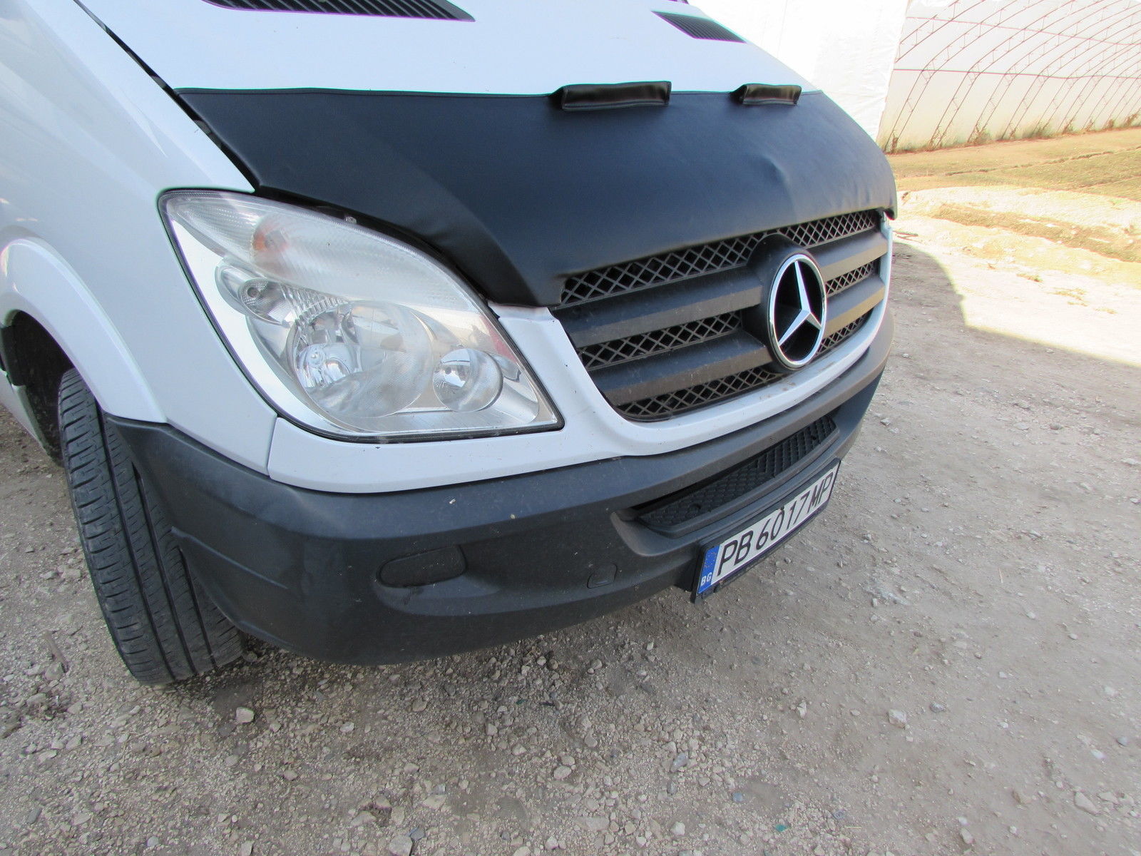Bonnet Cover Bra for Mercedes Sprinter 2006 - 2016 with deflectors ...