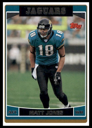 2006 Topps #184 Matt Jones Jacksonville Jaguars Football Card | eBay