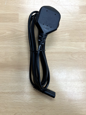 2m Figure 8 Power Lead - Power Cable, UK 3 pin plug to figure 8 ...