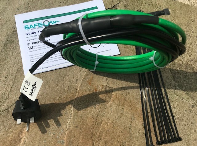 Safetrace - 10m Trace Heating Kit for pipe FROST PROTECTION. Pre ...