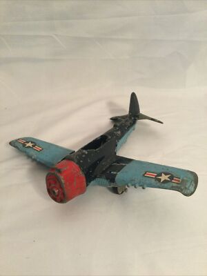 Vintage Toy Airplane Hubley Fighter Bomber Diecast Plane 495 | eBay