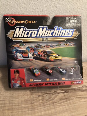 Winners Circle NASCAR Micro Machines Jeff Gordon Green Flag Series NIB ...