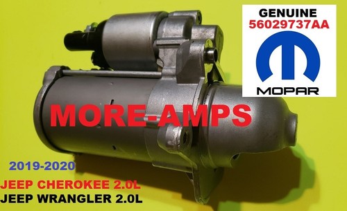 2019 2020 JEEP CHEROKEE WRANGLER 2.0L GENUINE STARTER 56029737AA 0001 ...