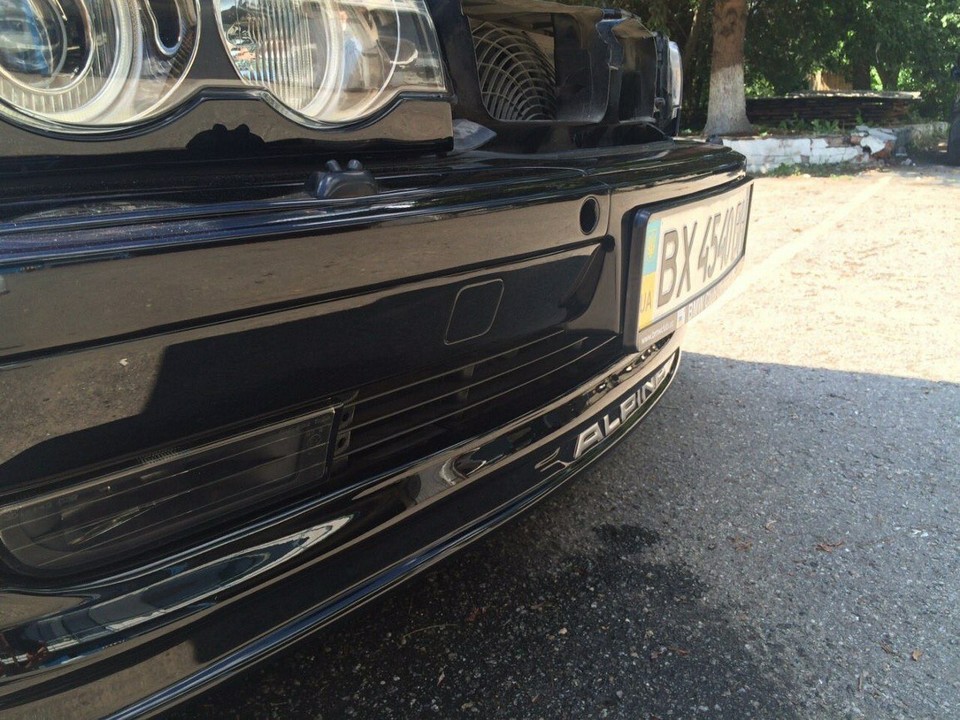 bmw E38 splitter front bumper 7 series Alpina style bumper pad with ...