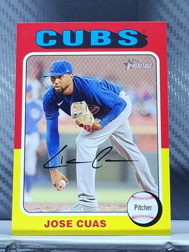Jose Cuas 2024 Topps Heritage #151 - Cubs | eBay
