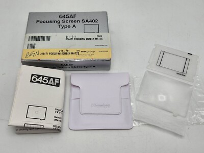 Mamiya Type A SA402 Matte Focusing Screen for M645AF Camera | eBay