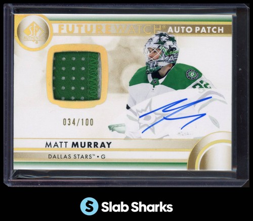 2023 SP AUTHENTIC #125 MATT MURRAY FUTURE WATCH AUTO PATCH ROOKIE RC ...