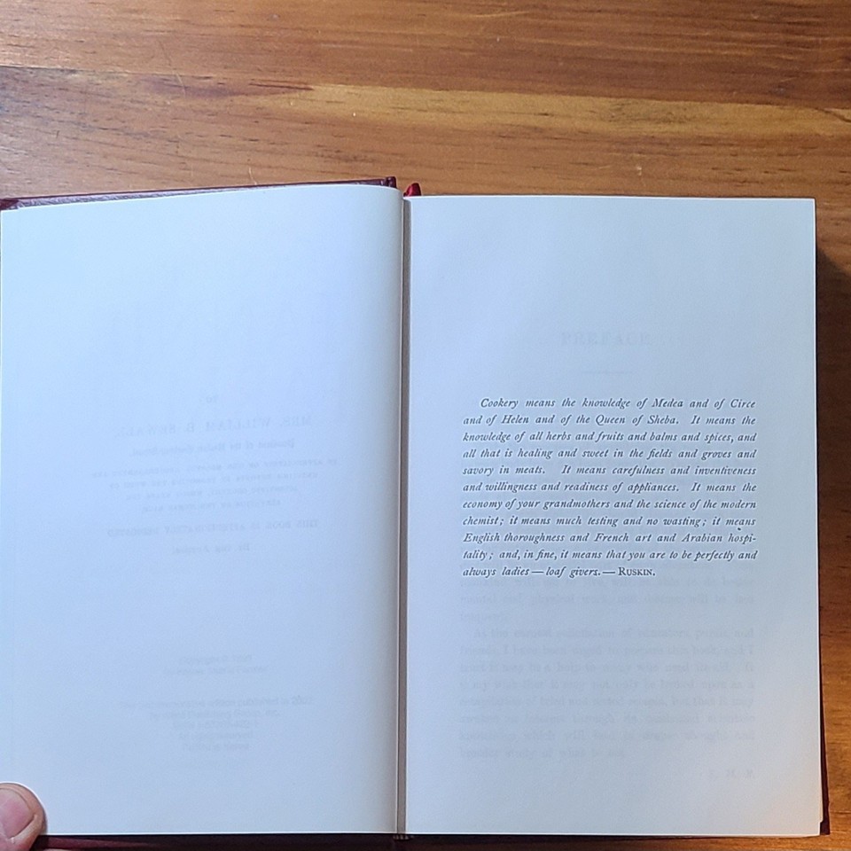 The Original Fannie Farmer 1896 Cook Book | eBay