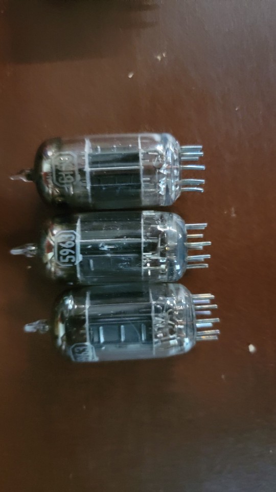 Lot of Ten Preamp Tubes -- 12ax7 / 12at7 / 5963 / 6189 (12au7) / 6cg7 ...
