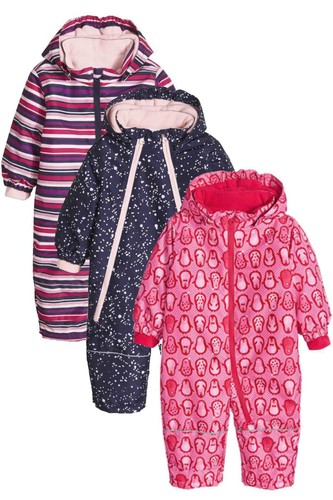Lupilumädchenwinter Overallschneeanzugwarmweichkapuzestulpenstegbaby Ebay