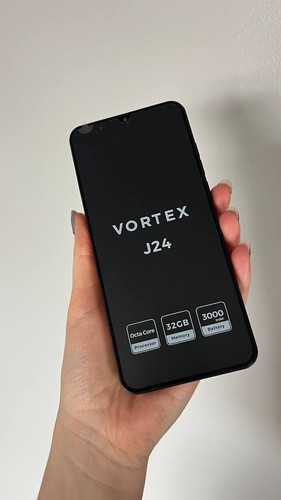 BRAND NEW | Vortex J24 Smartphone | Black, 6.5” | Dual SIM | CARRIER ...
