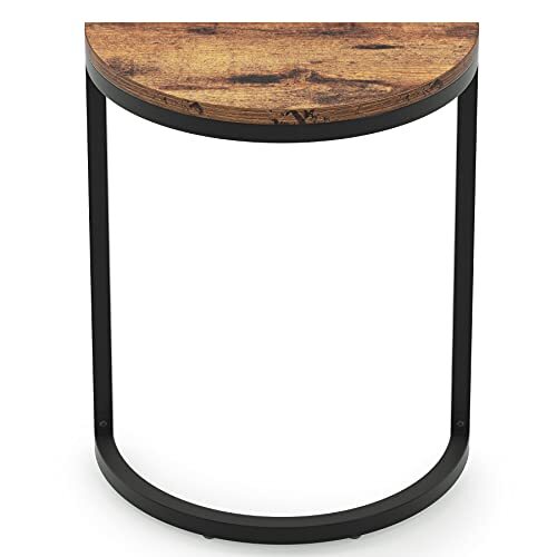 End Table Semi Circle Small Half Round Side Tables Living Room With ...