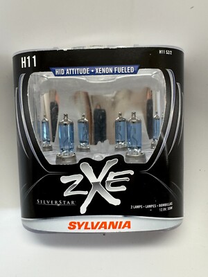 NEW - Sylvania Silverstar ZXE H11 55W Two Bulbs for Headlight Low Beam ...