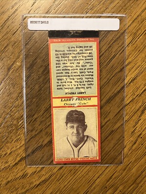 1936 Larry French Chicago Cubs Baseball Diamond Matchbook Red | eBay