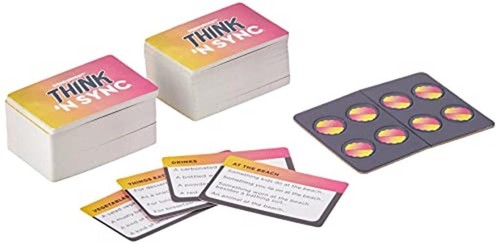 Gamewright - Think 'N Sync - The Great Minds Think Alike Game Card Game ...