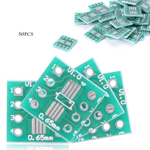 50Pcs SOP8 SSOP8 TSSOP8 SMD To DIP8 Adapter 0.65/1.27mm PCB Board Pop ...