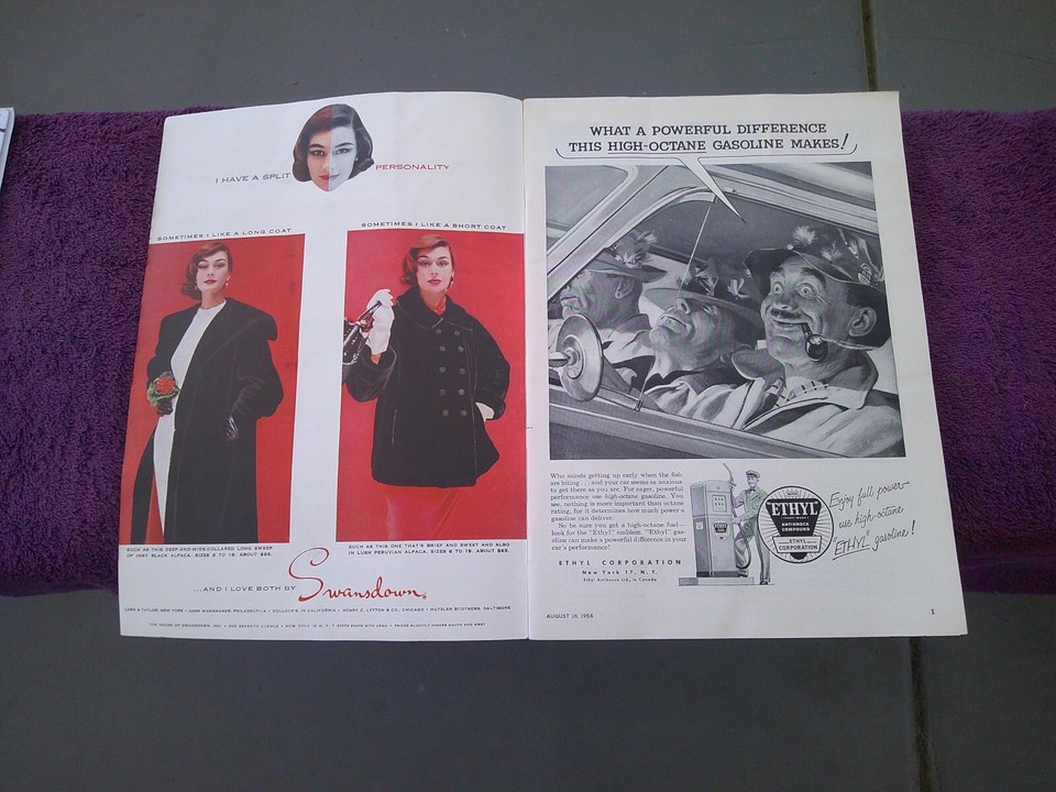 SPORTS ILLUSTRATED AUGUST 16,1954 FIRST ISSUE MAGAZINE MILWAUKEE BRAVES ...