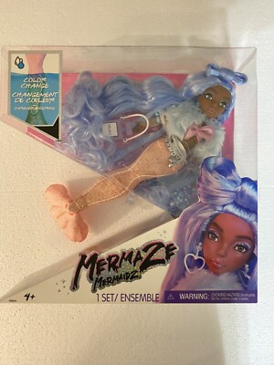 MERMAZE MERMAIDZ Color Change Shellnelle Mermaid Fashion Doll with ...