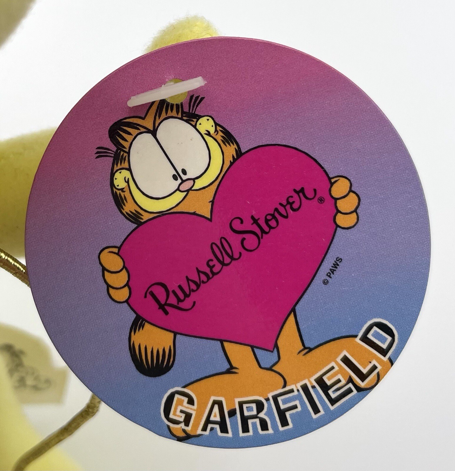 Garfield Valentines Day Heart Plush 7 Inches Stuffed Animal Toy Russell ...