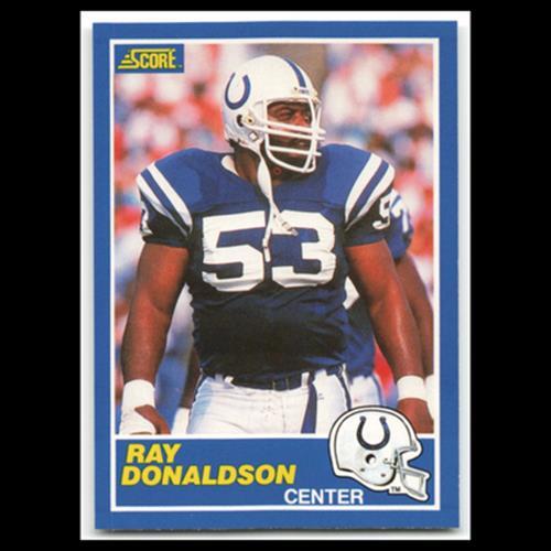 Ray Donaldson #42 1989 Score Indianapolis Colts Football Card NFL NM | eBay