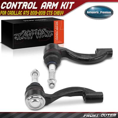 2x Outer Tie Rod End for Cadillac ATS 2013-2019 CTS 2014-2019 Chevrolet ...