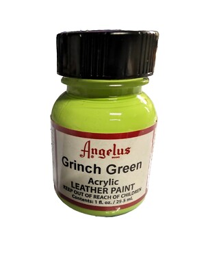 Angelus Brand Acrylic Leather & Vinyl Paint Grinch Green 1 Oz | eBay