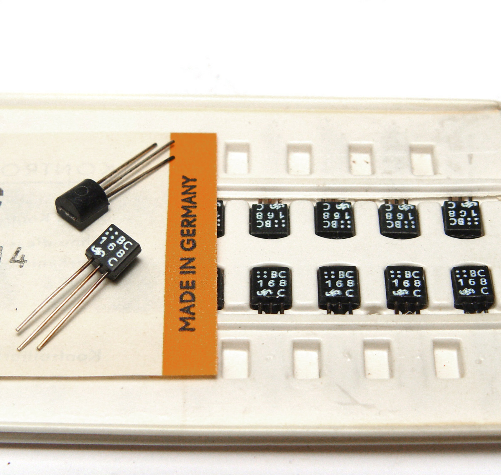 10x Siemens BC168C / BC168 C / BC 168 C Transistor, Made in Germany ...