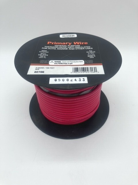 8 Gauge Primary Wire 100% Fine-Stranded Copper USA Made Lot NOT CCA | eBay