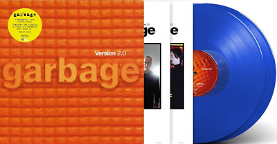 Garbage - Version 2.0 Limited Transparent Blue 2 Vinyl LP 3000 ...