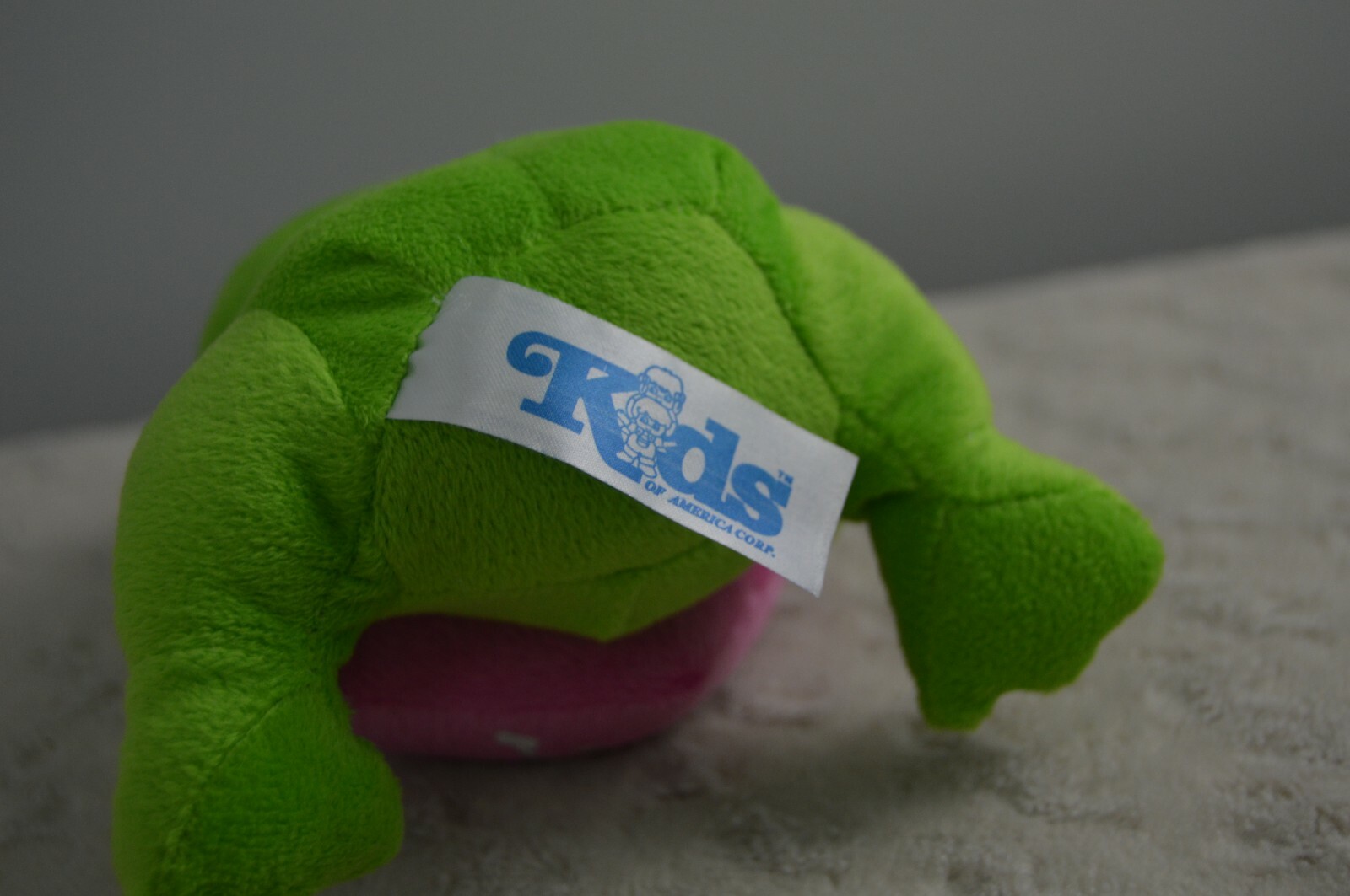Kids of America Corp Frog Plush Stuffed Animal Holding XOXO Heart Pink ...