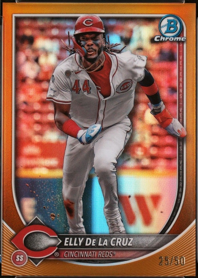 2025 Bowman Chrome - Elly De La Cruz, Elly De La Cruz #89 Gold ...