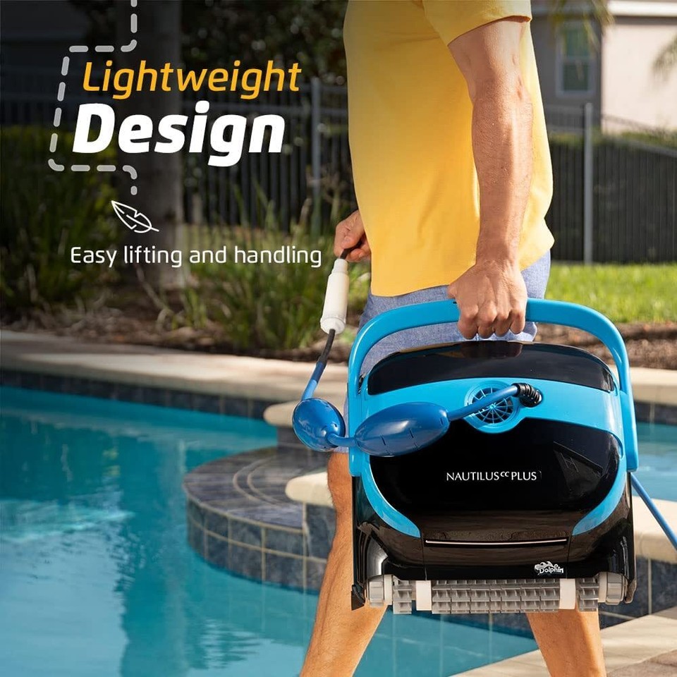 Dolphin Nautilus CC Plus Robotic Pool Cleaner with Wi-Fi and Ultra-Fine ...