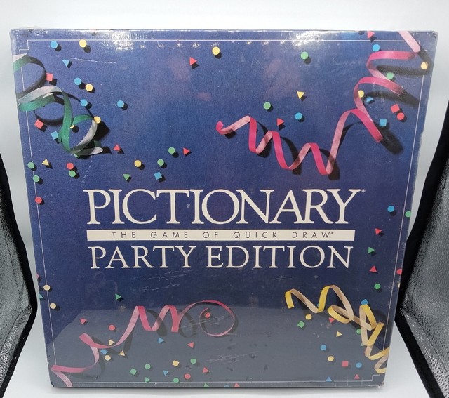 Pictionary Party Edition 1989 Quick Draw Game 100 Complete for sale ...