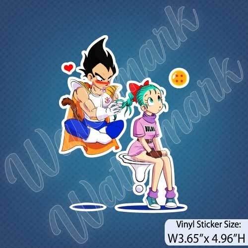 Bulma_Vegeta_Decals_Stickers | eBay