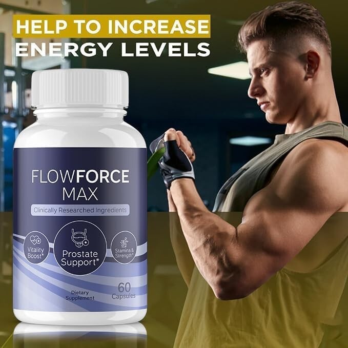 (1 Pack) Flow Force Max - Vegan, Male Vitality Supplement Pills - 60 ...