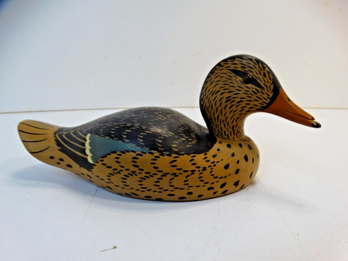 Quacker Box Mallard Female Duck Decoy Wood 8.5” | eBay