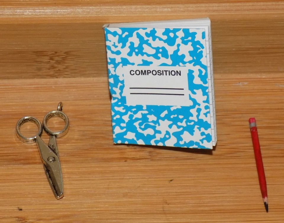 BARBIE DOLL SCHOOL LOT PENCIL NOTE BOOK SCISSORS MY SCENE SKIPPER ...